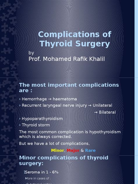 Complications Of Thyroid Surgery Larynx Human Head And Neck