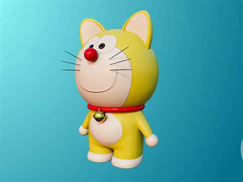 Doraemon Yellow 3d Model 3d Model Pixlnexs Store