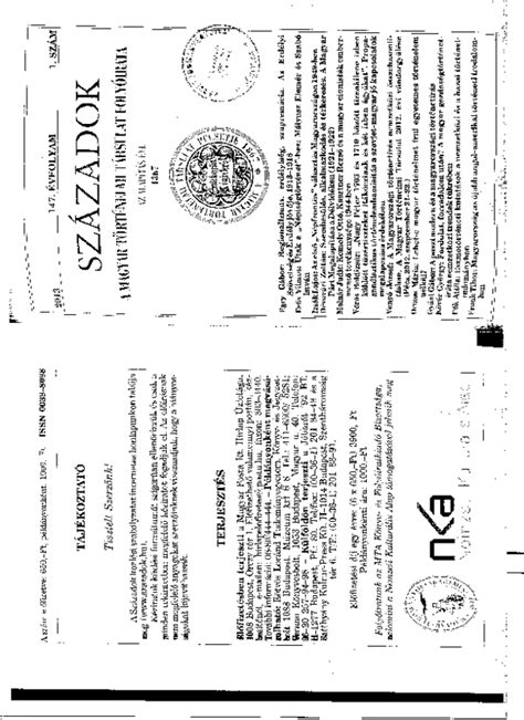 Pdf Gőzsy Zoltán Csibi Norbert Symbolae A Görögkatolikus örökségkutatás útjai Recenzió