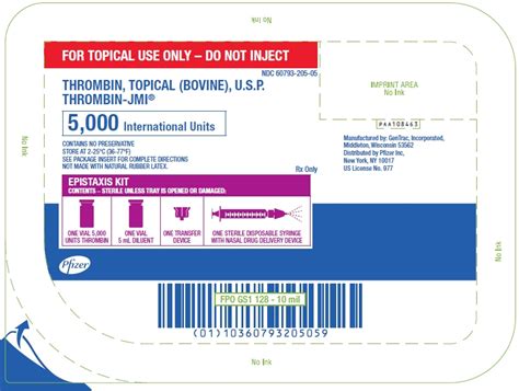 Thrombin Jmi Thrombin Topical Bovine Kit