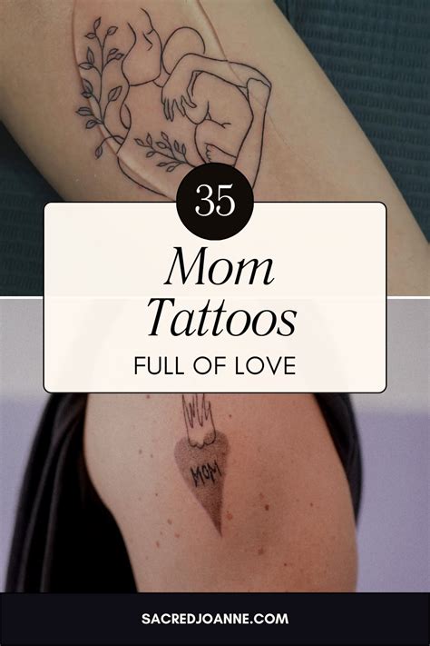 35 Mom Tattoos That Are Pure Love In Ink Mom Line Tattoo Mom Tattoo