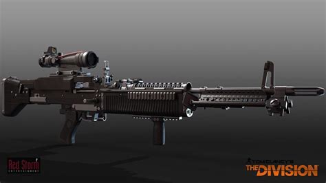 Artstation Tom Clancys The Division M60 Lmg Mike Climer Tom Clancy The Division Tom