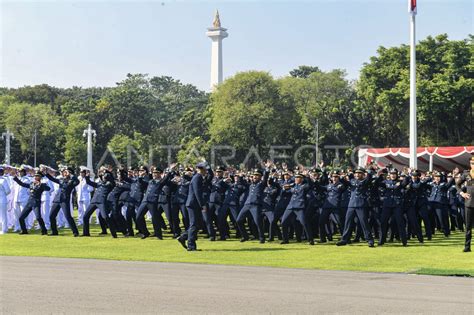 Upacara Prasetya Perwira Tni Polri Antara Foto