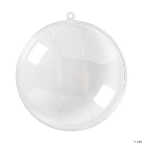 Large Clear Plastic Spheres