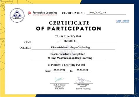 Deeplearning Continuouslearning Certificateofcompletion Revathi A
