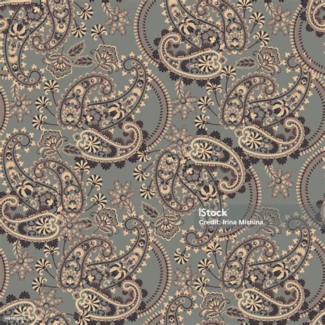 페이즐리 스타일 플로럴 스위플리드 패턴 벡터 장식 다마스스크 배경 0명에 대한 스톡 벡터 아트 및 기타 이미지 0명 꽃무늬 다중 색상 Istock