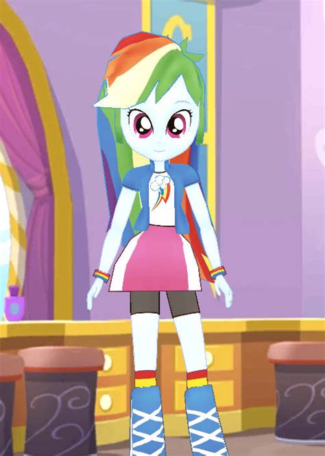 Rainbow Dash Eqg By Ladymilyon On Deviantart