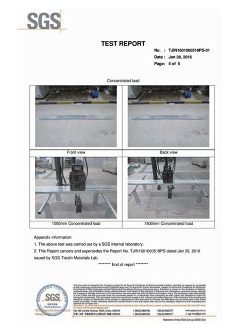 Certificate Scaffold Product World Scaffolding Co Ltd