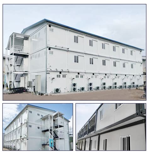 Quick Assembled Container Office 3 Bedroom Homes China