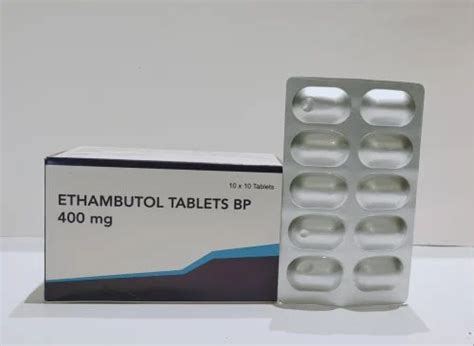 Ethambutol 400 Mg Tablet At Best Price In Vadodara Id 2854572241548