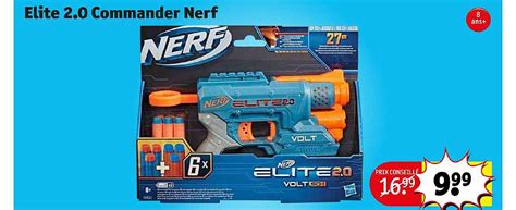 Promo Elite 20 Commander Nerf Chez Kruidvat Icataloguefr