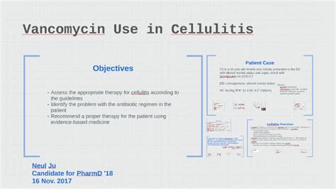 Vancomycin Use In Cellulitis By Neul Ju On Prezi