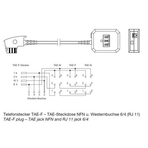 Cable Adaptador Tk Tae Enchufe Tae F Enchufe Nfn