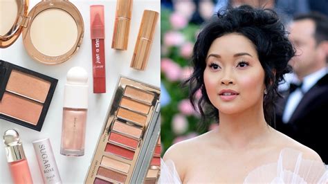 Lana Condor Makeup Bag Cream Blush Lip Crayons And Soft Glam Ad