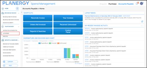 Accounts Payable Module Your Invoices Planergy Customer Success