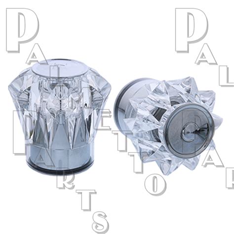 Plumbing Supplies Kohler Flair Acrylic Handles Pair Hot And Cold