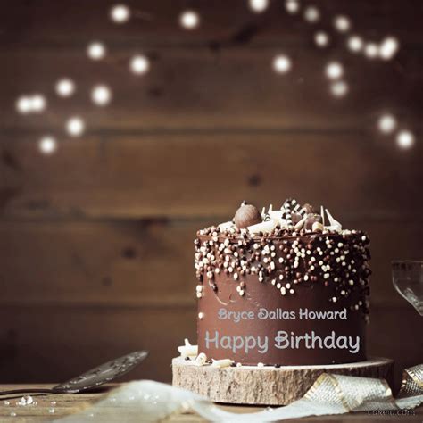 🎂 Happy Birthday Bryce Dallas Howard Cakes 🍰 Instant Free Download Cakeiy