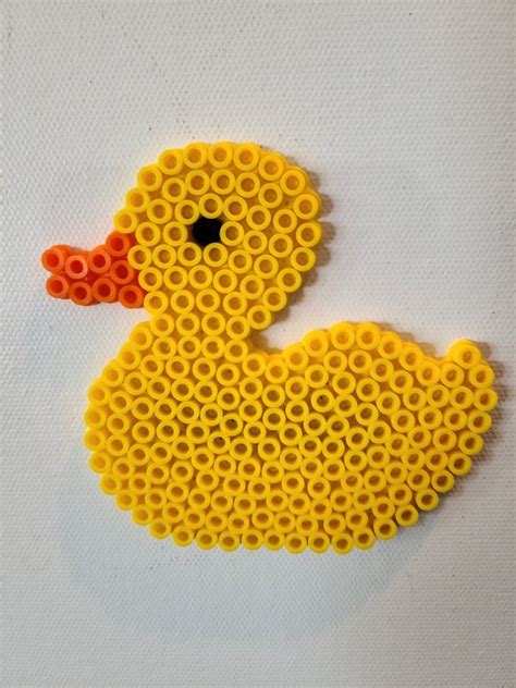 Perler Bead Duck Perler Bead Art Perler Bead Patterns Diy Perler