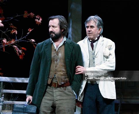 British Actor Neil Pearson And Nicholas Le Prevost Performing As