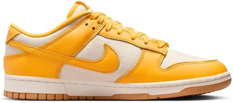 Yellow Nike Logo Shoes