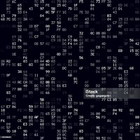 Abstract Matrix Background Stock Illustration Download Image Now