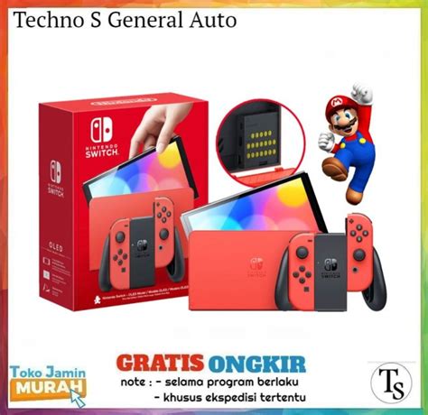 Promo Nintendo Switch Oled Mario Red Edition Switch Oled Mario