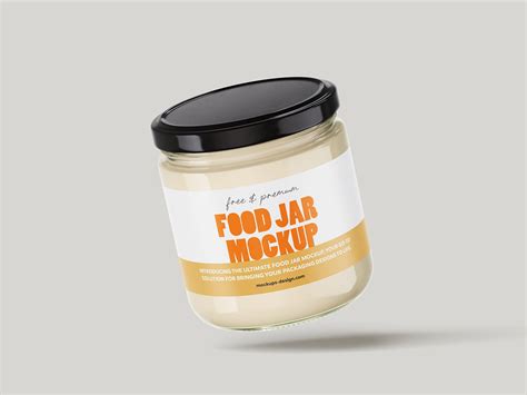 Jar Label Design Mockup