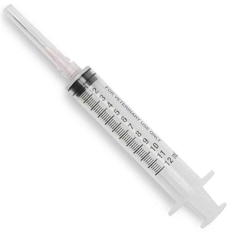 12 Cc Disposable Syringe 18 G X 1 Needle Upco