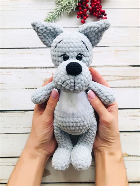 Crochet Pattern Wolf Wolf Crochet Pattern Crochet Pattern Etsy Crochet Patterns