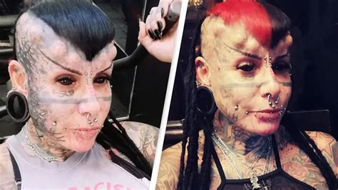 Woman Who Has Entire Body Covered In Tattoos To Become A Vampire