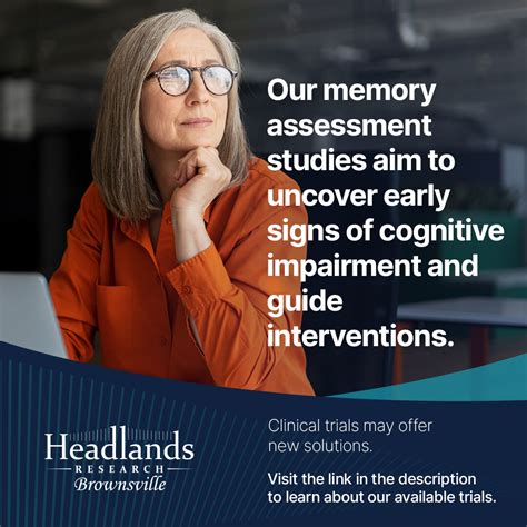 Memory Assessment A Key Tool For Early Detection Headlands Research