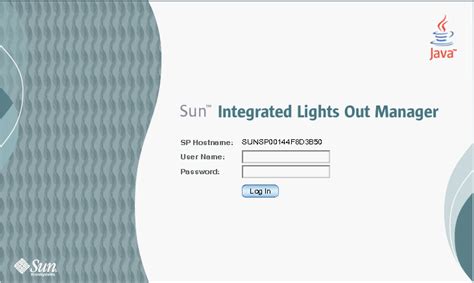 如何使用 Web 界面验证 Ilom 和 Bios 固件版本 Oracle Integrated Lights Out Manager
