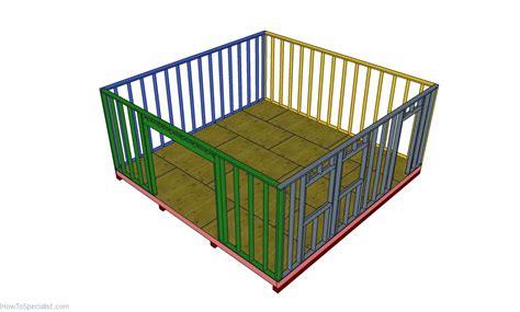 20x20 Gable Shed Free Diy Plans Pdf Download