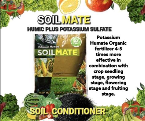 Soil Mate Soil Potassium Humate Humic Soil Conditioner 100g Lazada Ph