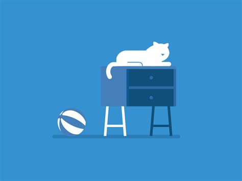 Lazy Cat By Bohdan On Dribbble