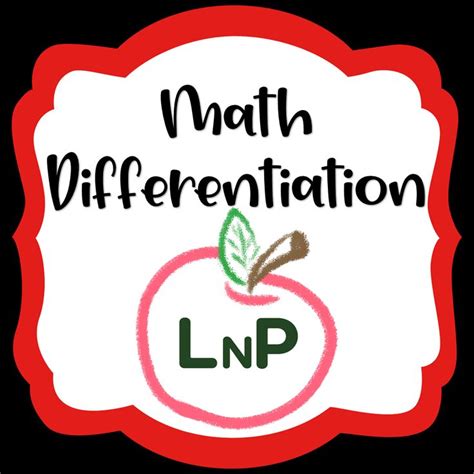 Math Ideas For Differentiation