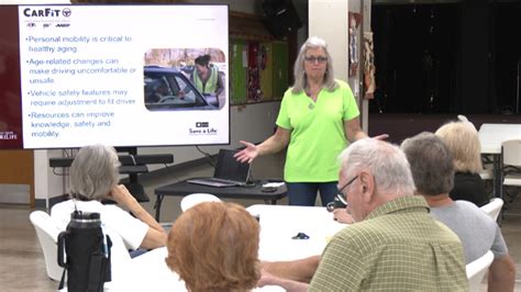 Txdot Hosts Carfit Program To Help Seniors Drivers