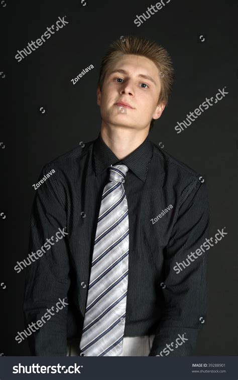 Studio Portrait Handsome Man Stock Photo 39288901 Shutterstock