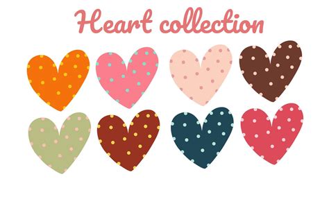 Heart Cute Collection 11351564 Vector Art At Vecteezy