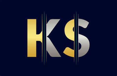 Premium Vector Ks Letter Colorful Logo In The Circle Vector Logo Illustration