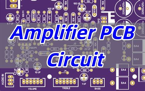 Amplifier Pcb Circuit Pcb And Mcpcb Best Technology