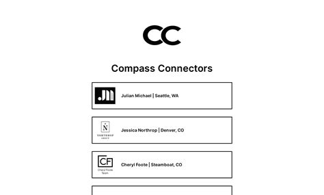 Compass Connectors Flowpage