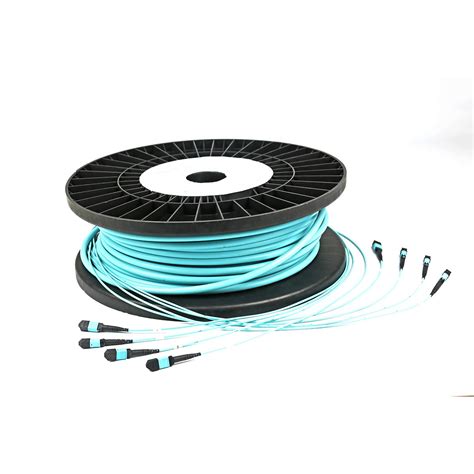 Customized 8 144 Fibers Singlemode And Multimode Mpo Mtp Trunk Cable