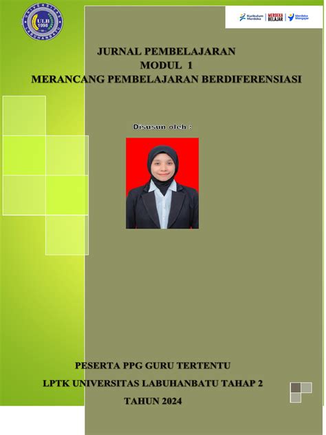Jurnal Pembelajaran Modul 1 Pembelajaran Berdiferensiasi Ppg Pdf