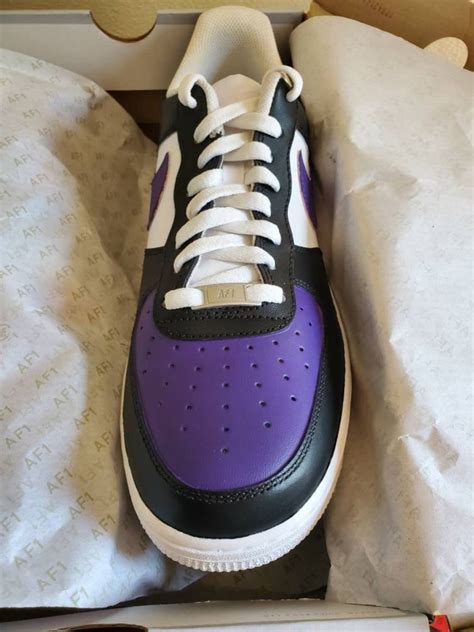 Blackandpurple Custom Air Force 1 Unite Custom