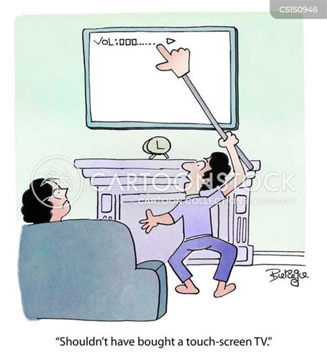 Touchscreen Technology Cartoons And Comics Funny Pictures From Cartoonstock