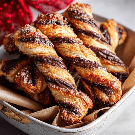 Triple Chocolate Puff Pastry Twists Mary Universe