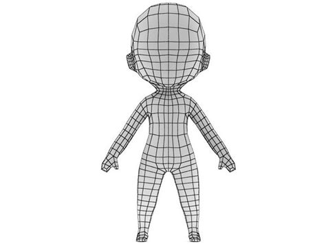 Chibi Base Mesh 3d 3ds