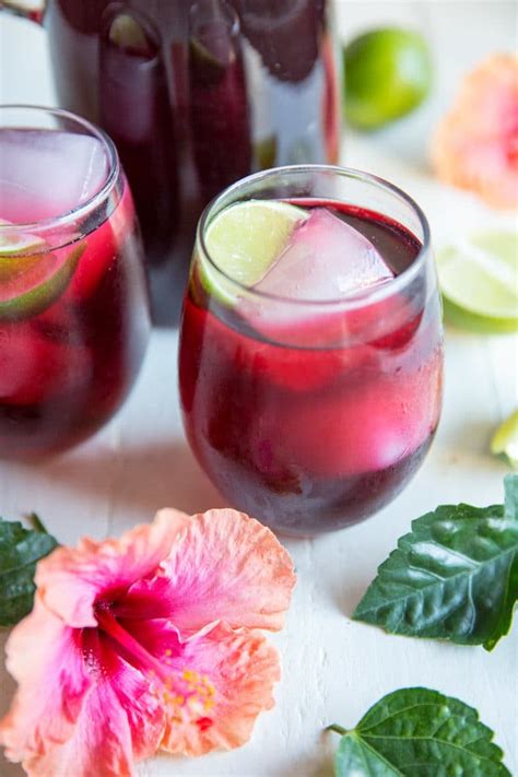 Agua De Jamaica Hibiscus Tea Culinary Hill