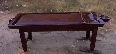 Ayurveda Dhroni Massage Table Fiber With Wooden Stand At Rs 25000 In
